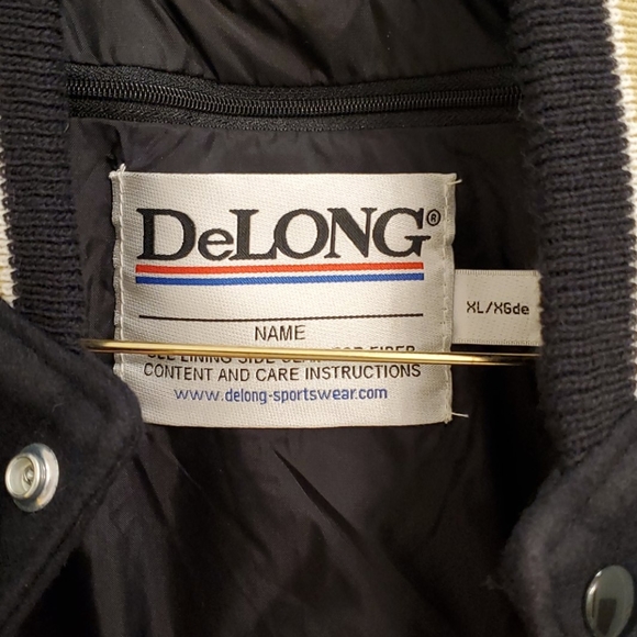 DeLONG | Jackets & Coats | Delong Varsity Bomber Bnwt | Poshmark